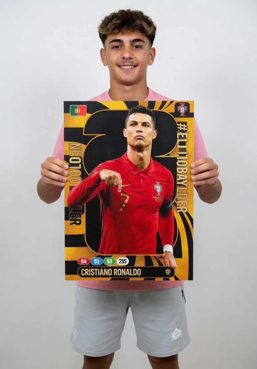 Cristiano Ronaldo Golden Baller Football Card